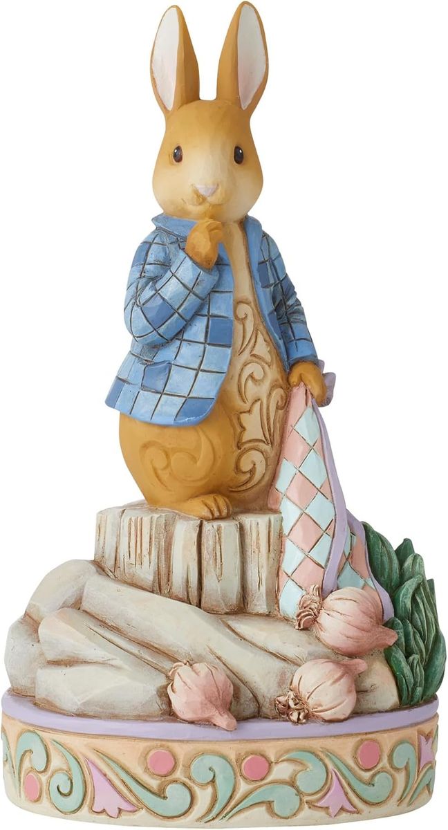 Peter Rabbit med løk - figur 17 cm - Hyttemani.no